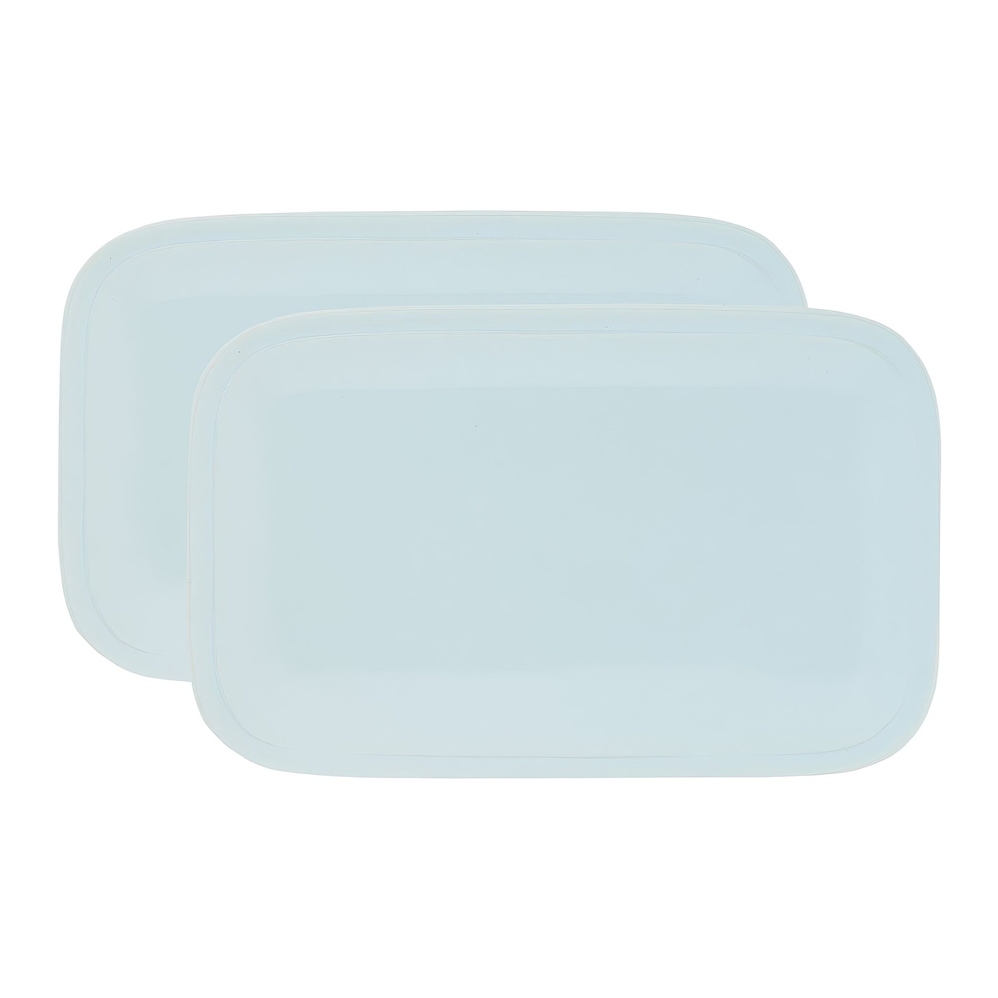 Набор тарелок сервировочных Gipfel Ether 52219, 23х15 см, керамика, голубой