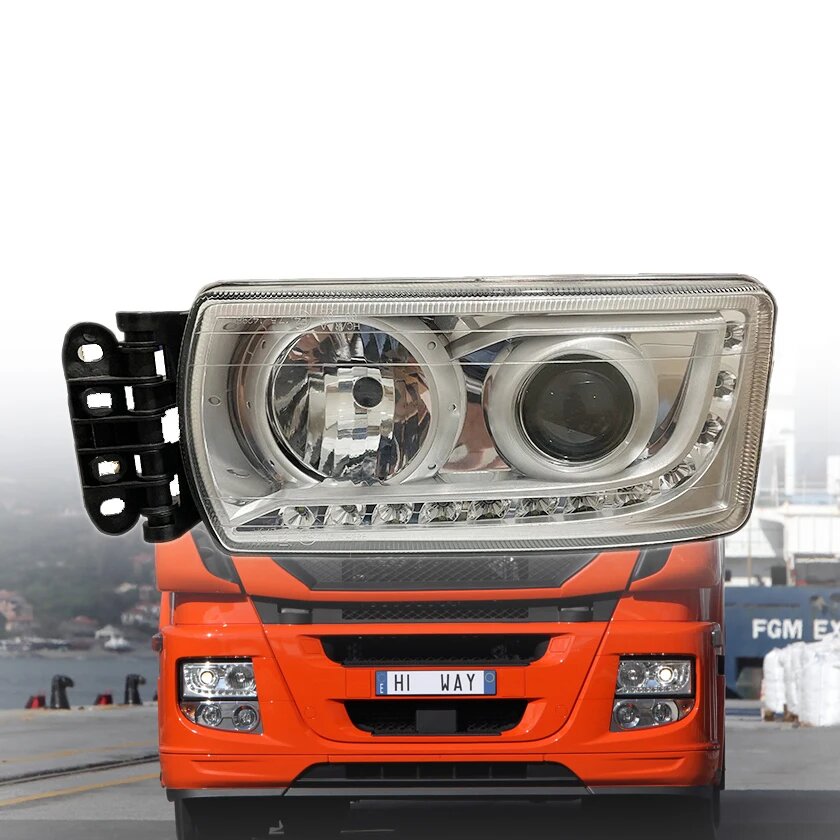 Полноценная светодиодная фара для Iveco Stralis с DRL — 24 В, OE 5801571745 RH и 5801571746 левая, двухлицевая, E-Marked, Plug & Play LH