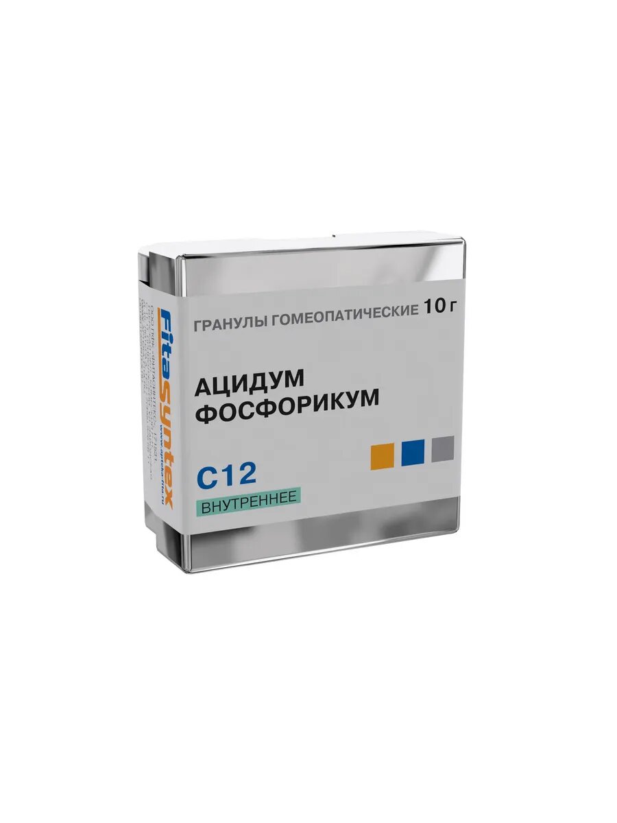 Ацидум фосфорикум С12, гранулы гомеопатические, 10 грамм , Фитасинтекс