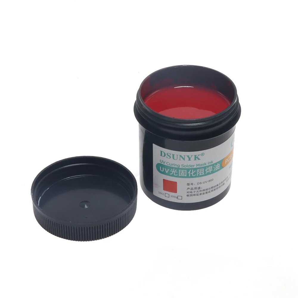 DSUNYK Зеленая УФ-паяльная маска 100г Red