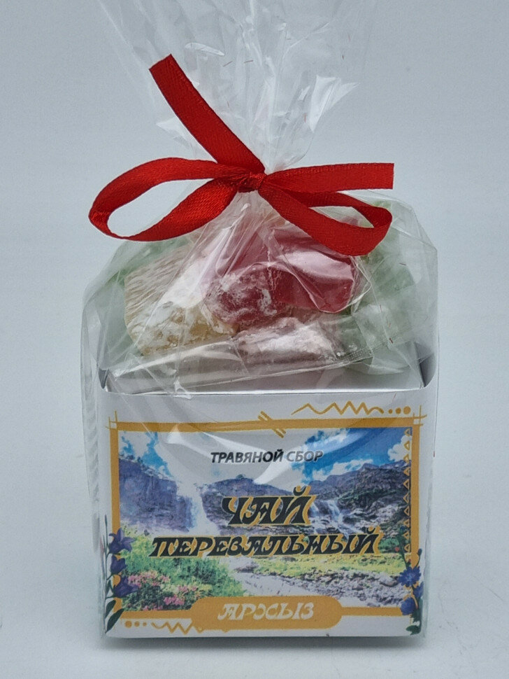 Краснополянский чай "Перевальный" 40гр +лукум 50гр Архыз