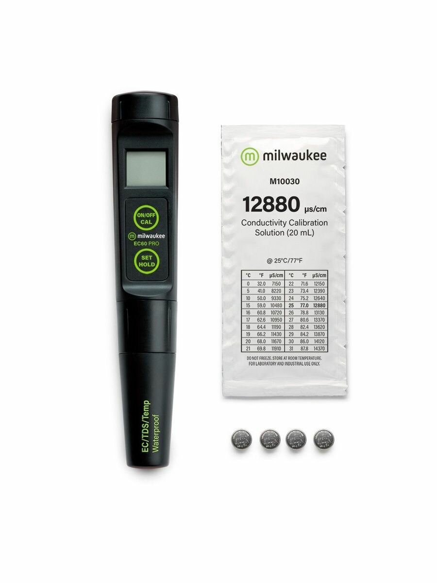 Milwaukee EC60 PRO профессиональный EC/TDS метр
