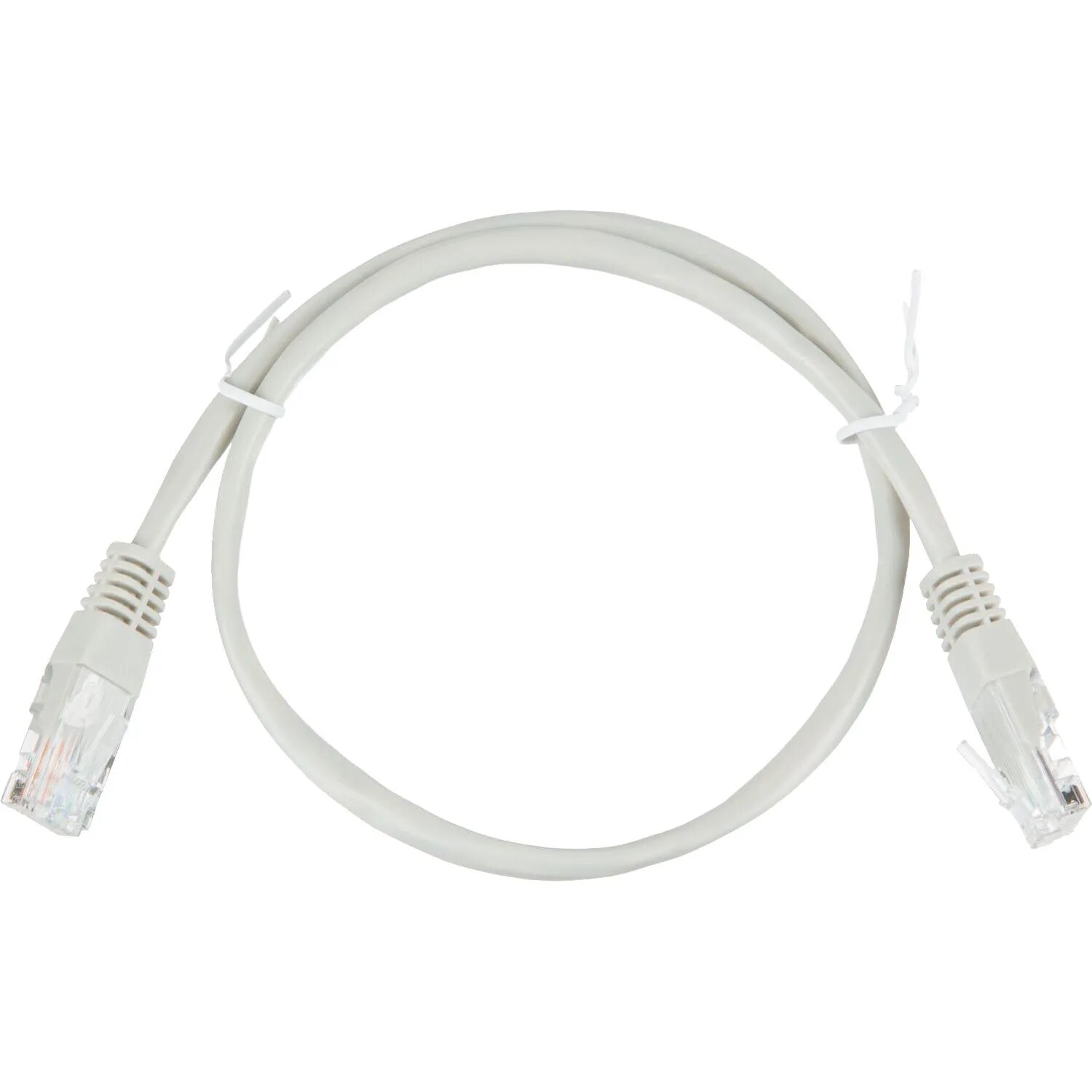 Патч-корд BigTech OPCC001 UTP CCA кат.5e/0.5м/литой/многожильн(серый)