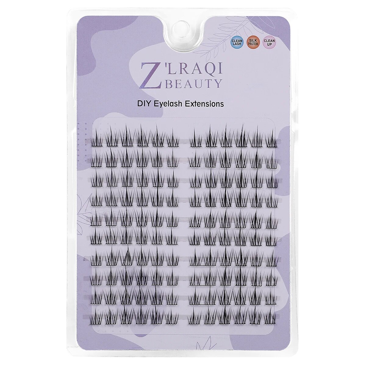Nакладные ресницы Z'LRAQI Beauty Style-14 черные