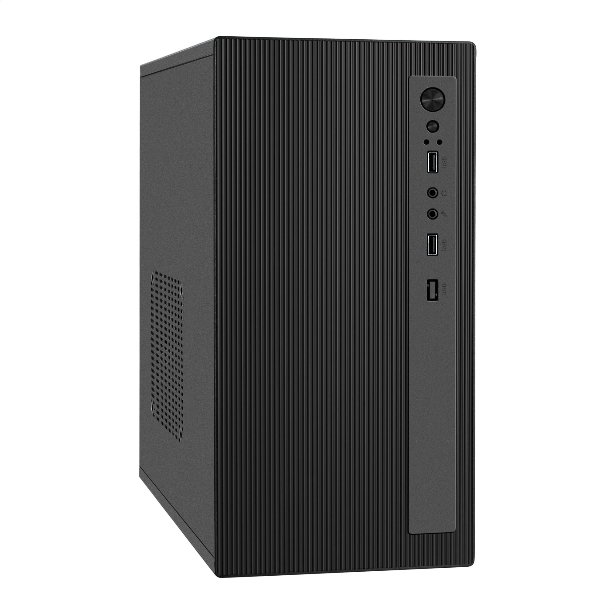 Корпус Minitower ExeGate BAA-303M (mATX, без БП, 2*USB, HD Audio, черный)