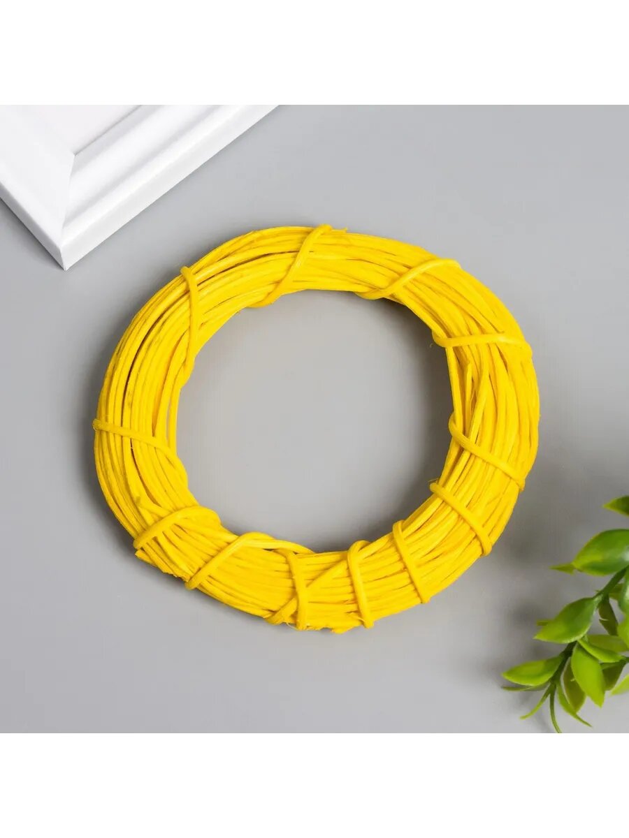 Кольцо для ловца снов "Желтый" d-10 см