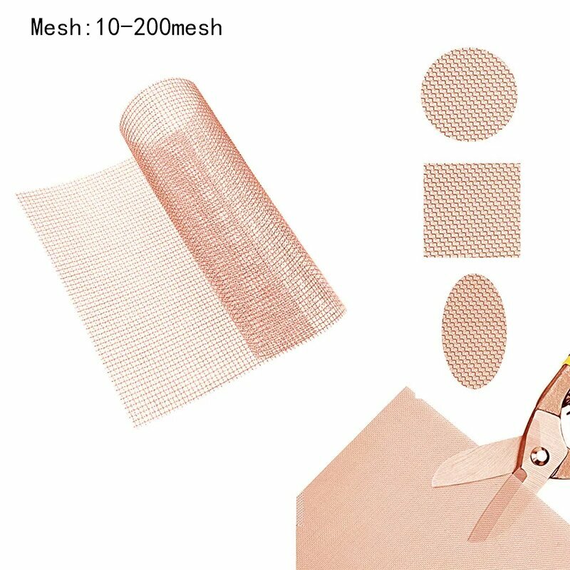 Медная сетка для котла 99.9%, 20 Mesh, 15x50cm