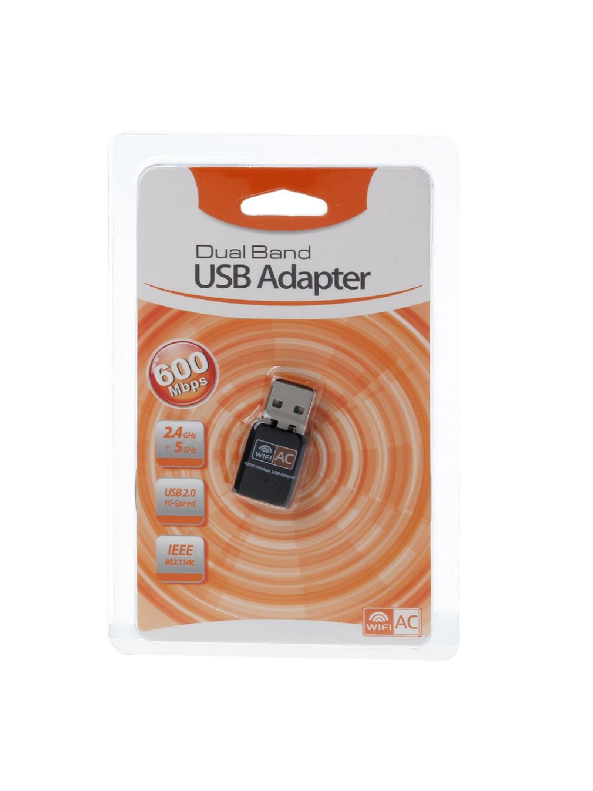 Wireless 600Mbps USB wifi Adapter AC600 2.4GHz 5GHz WiFi Antenna PC Mini Computer Network Card Receiver Dual Band