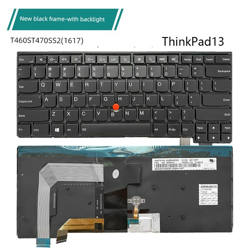 Подходит для клавиатуры ноутбука Lenovo Thinkpad 13 T460S T470S S2 2-го поколения TP00081A/B/S Совершенно новая черная