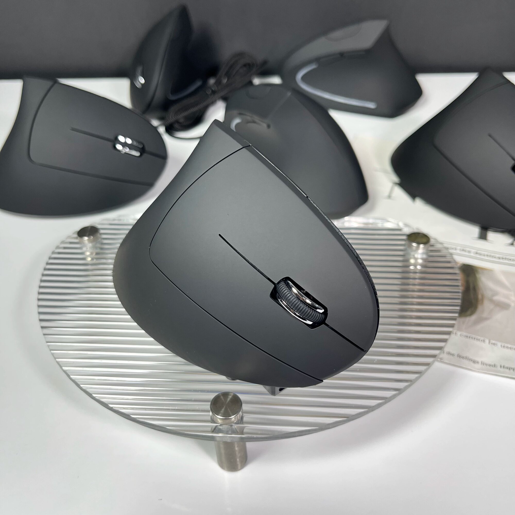 Эргономичная беспроводная и проводная вертикальная мышь для компьютера с боковой рукояткой, перезаряжаемая, для