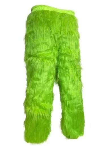 Рождественский зеленый меховой костюм Санта-Клауса S, Pants