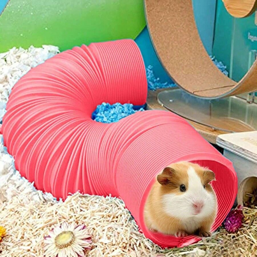 Тоннель/туннель, труба, лабиринт для хорьков, лабиринт для крыс, грызунов, ежей, 1 метр, складной