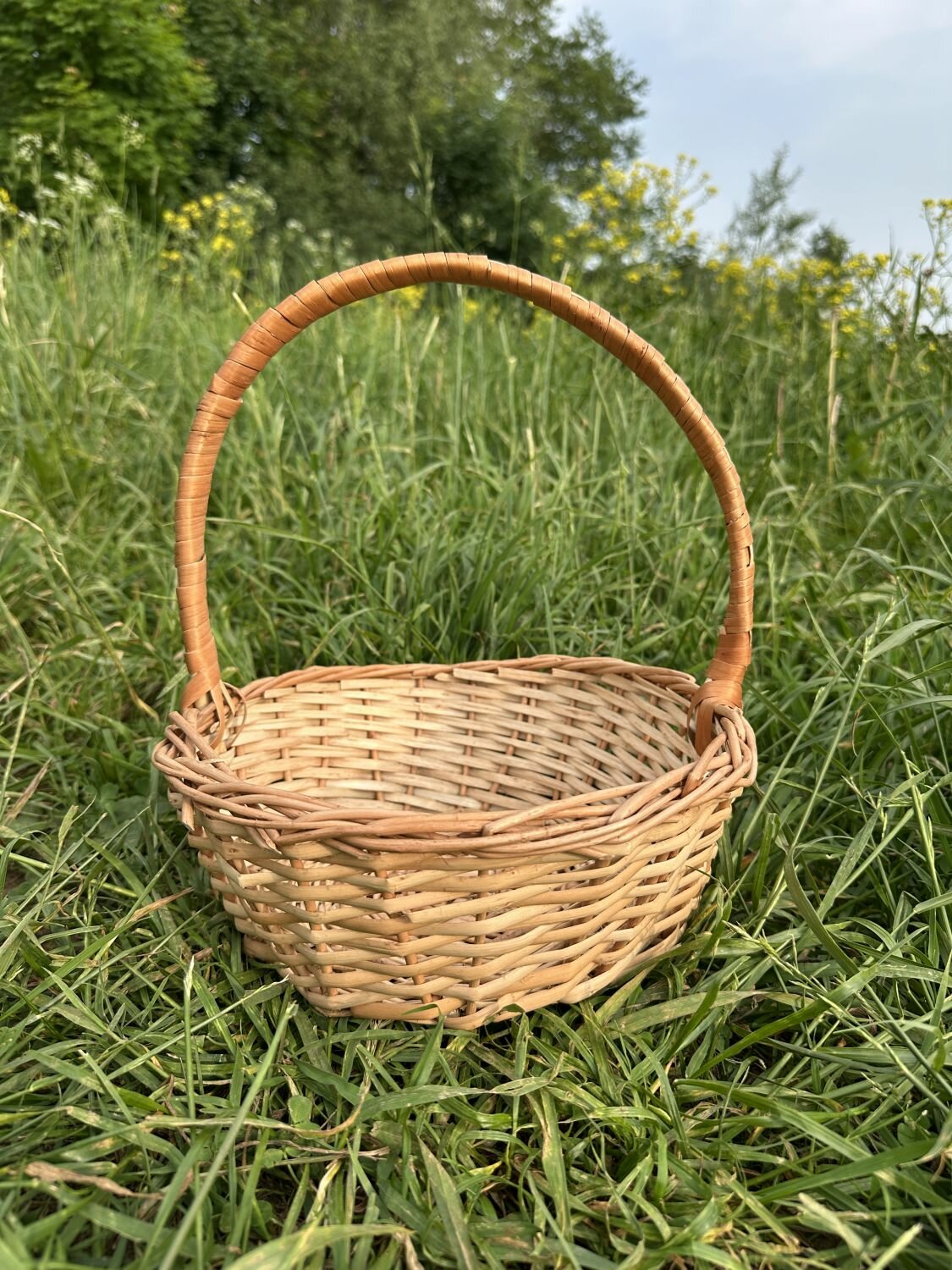 Корзина подарочная круглая 25см