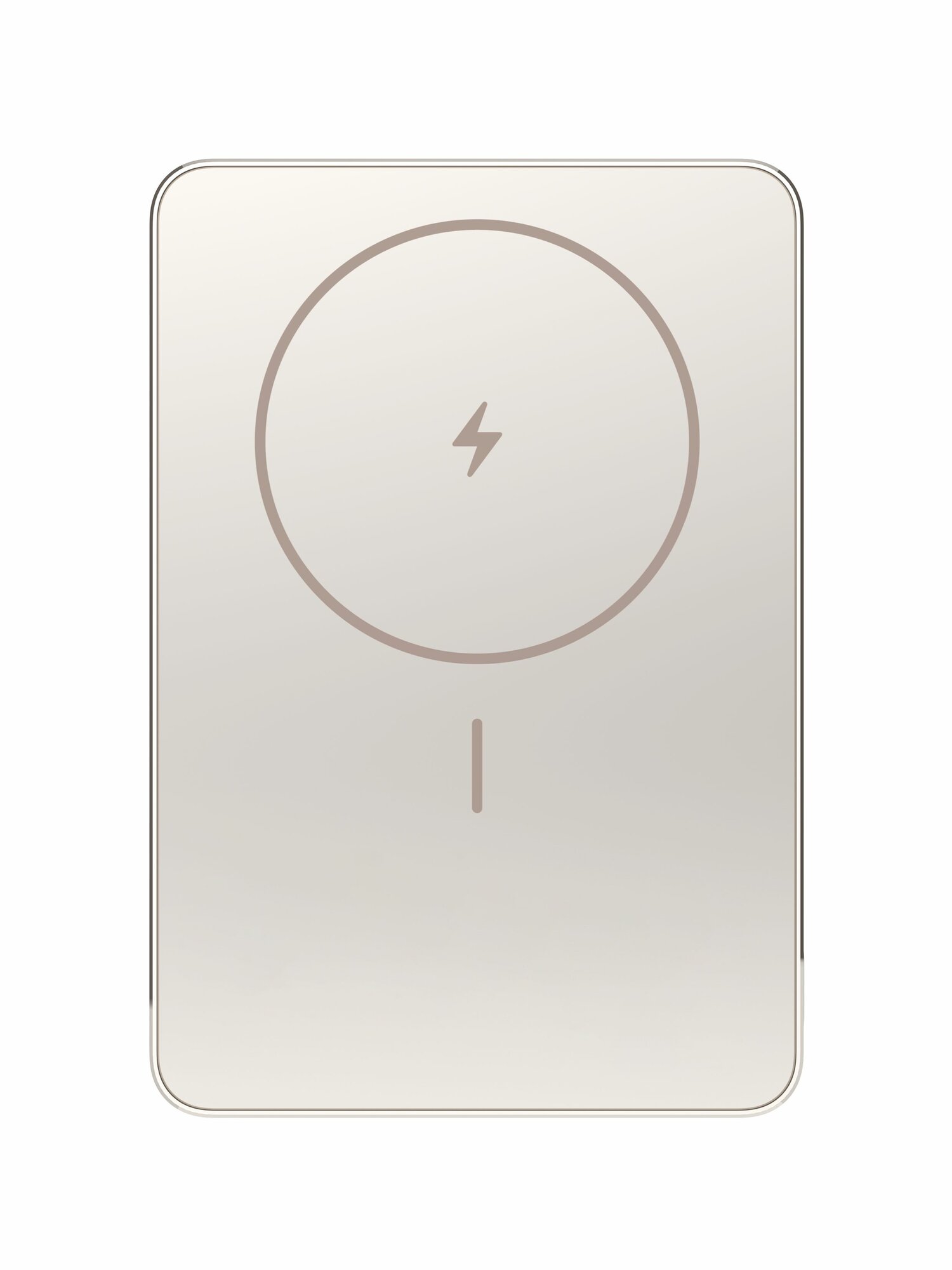 Аккумулятор внешний Xiaomi Super Slim Magnetic Power Bank 5000mAh, золотой