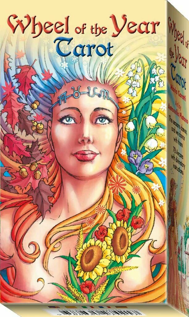 Таро Lo Scarabeo "Колесо года", английский язык, картон, классический формат