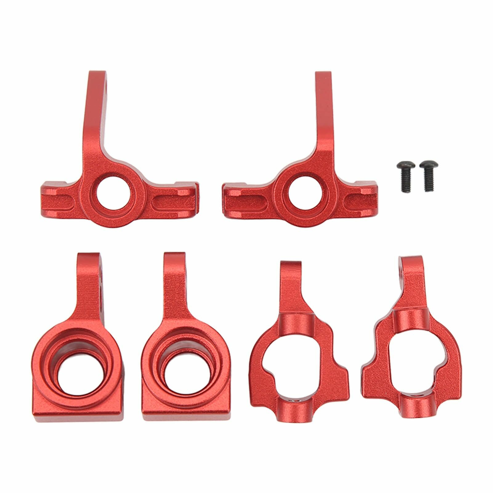 Металлические детали для обновления радиоуправляемого автомобиля, рулевая чашка, держатель задней ступицы, C-образное сиденье, комплект для LOSI 1/10 22S 2WD Red