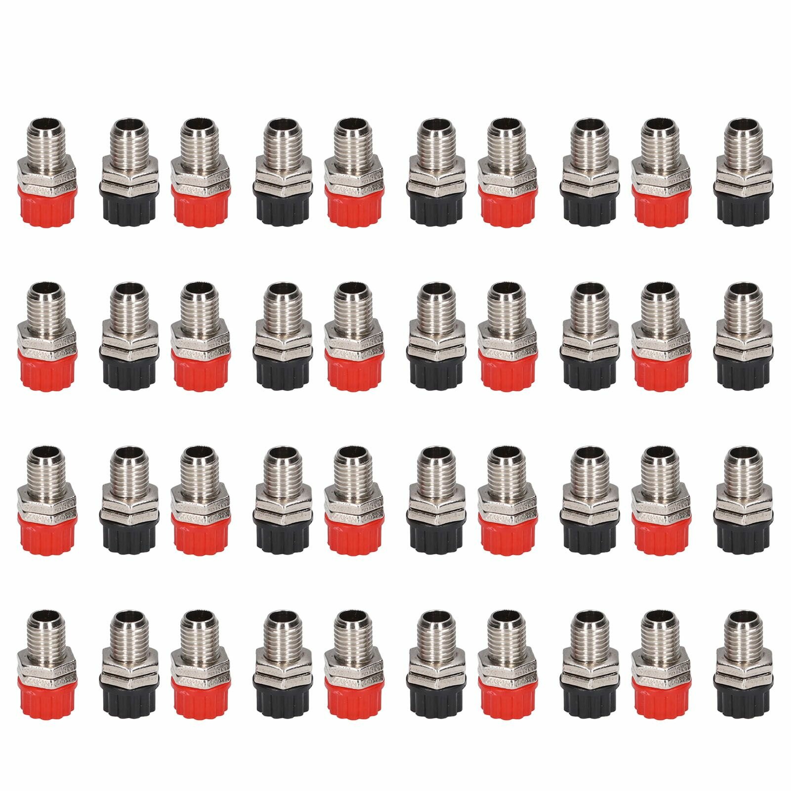 20 компл. разъемов, никелированная латунная розетка типа банан , аксессуары для учебных инструментов 4 мм