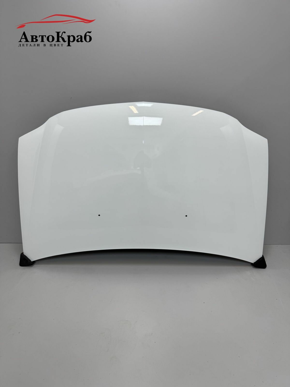 Капот в цвет для Лада Ларгус 2012 - 2021 г. Рено Логан 1 2004 -2009 г. 221 - ледниковый, белый