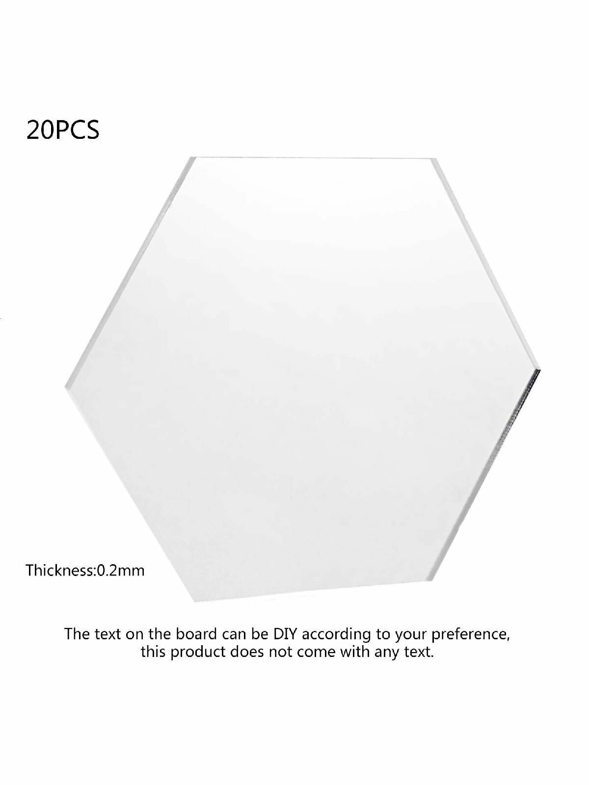 Гексагональные акриловые пластины, - 2