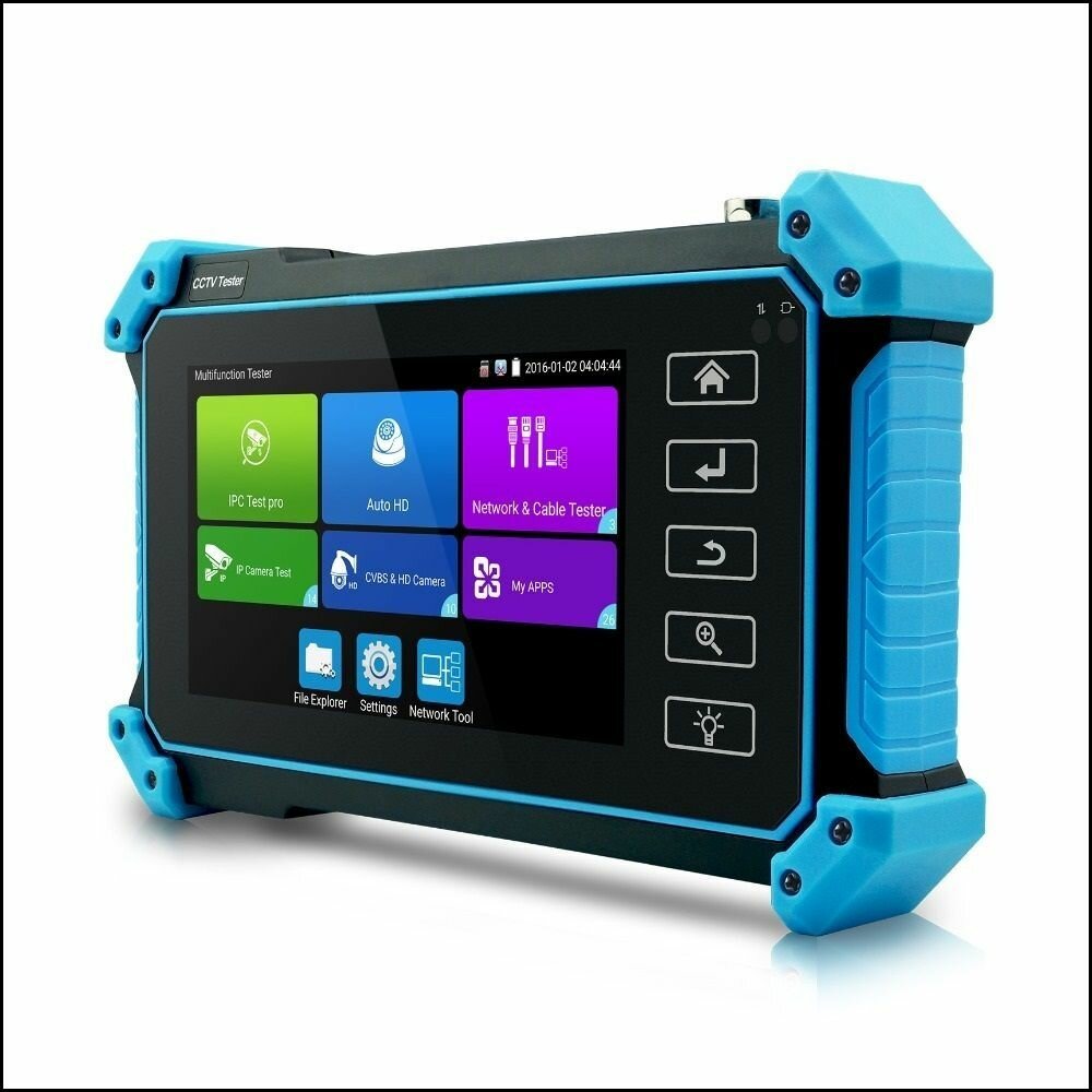 Видеотестер IPC5100 Plus (IP CVI TVI AHD ipc 8Мп) / Гибридный многофункциональный цифровой тестер для систем видеонаблюдения