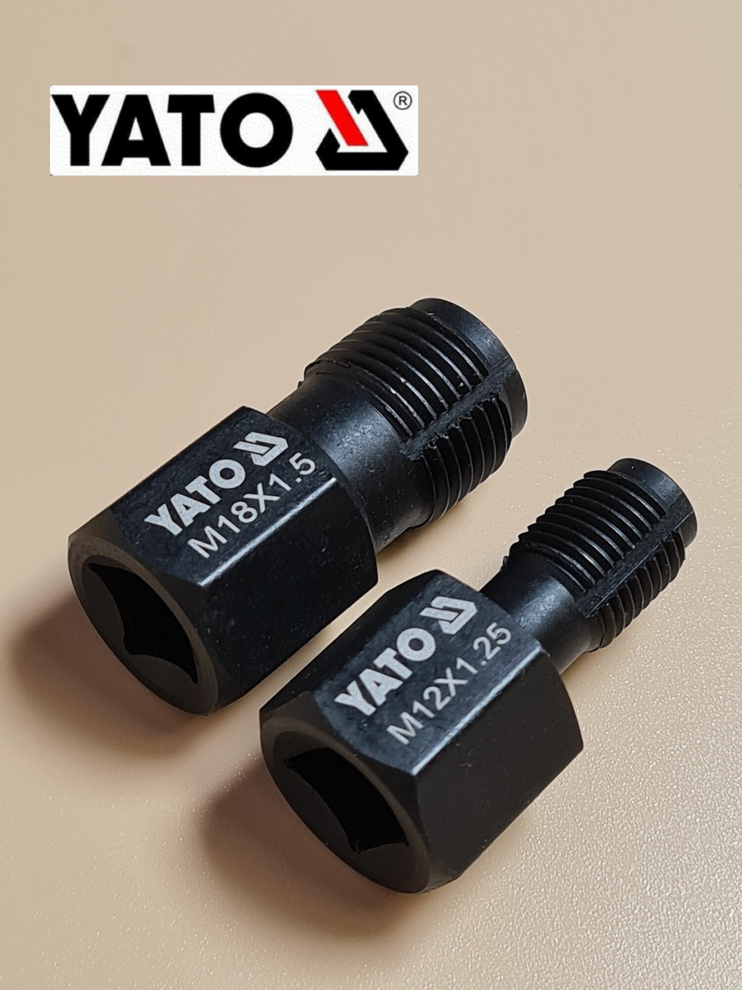 Набор YATO для ремонта резьбы лямбды-зонда, M12x1,25, M18x1,5, HRC 50, YT-1756