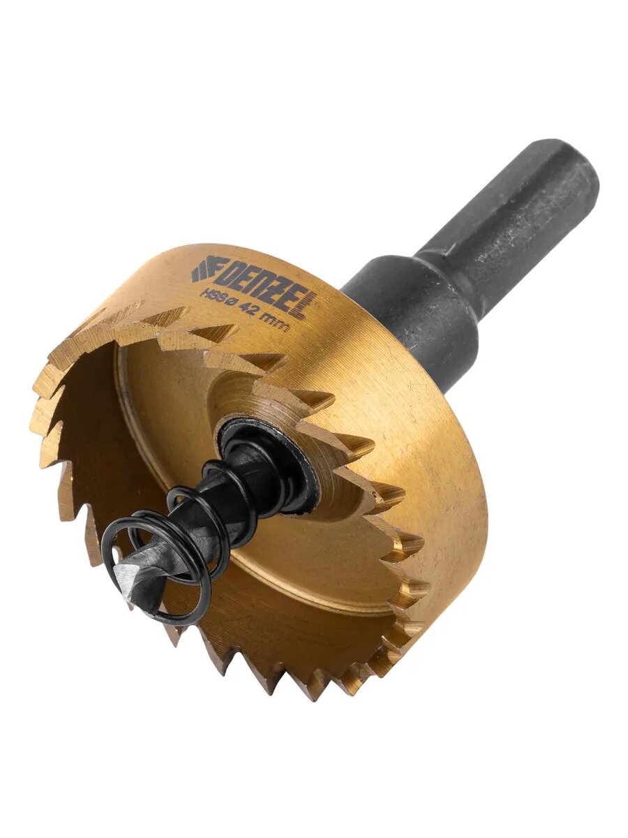 Коронка по металлу 42 мм HSS нитрид титана