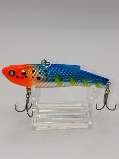 ORC Range Vibe 80 мм 23 г Rosy Dawn, UV+GLOW, extra sinking, тонущий воблер для ловли щуки окуня и судака