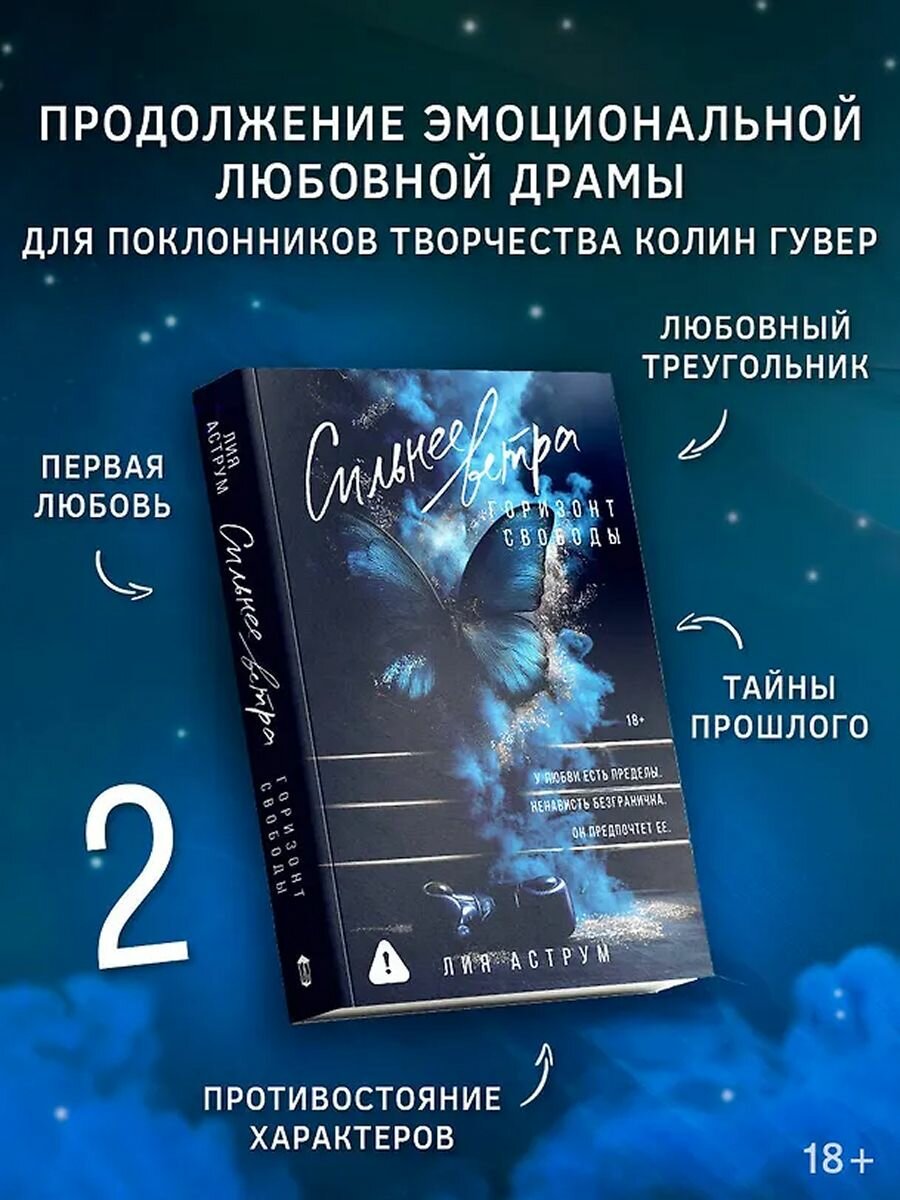 Книга "Сильнее ветра. Горизонт свободы", Лия Аструм, мягкая обложка