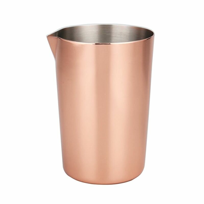 Чашка для смешивания чая с молоком bar из нержавеющей стали pull flower cup-Розовое золото