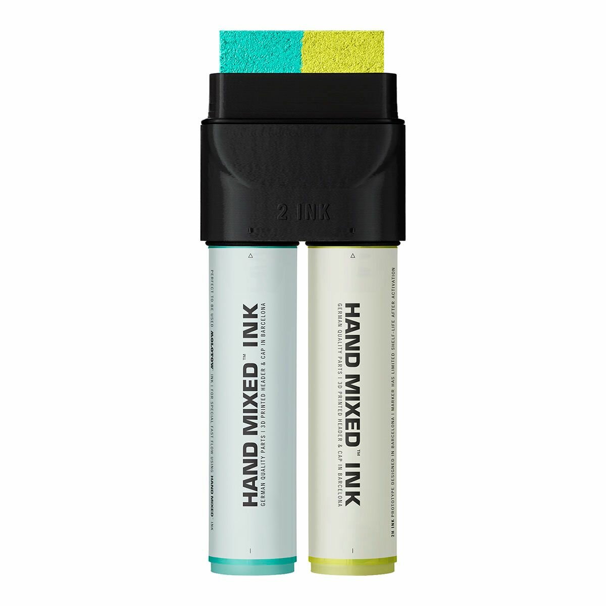 Маркер двойной Hand Mixed 2 INK заправленный с краской Citrus