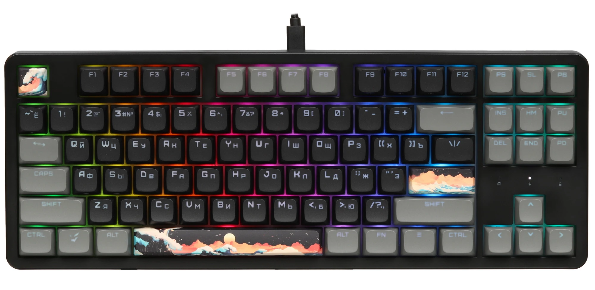 Клавиатура проводная механическая ARDOR GAMING Otohime (черный)