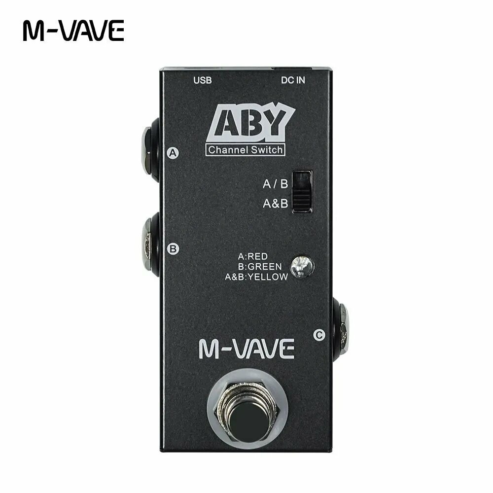 Выбор маршрута M-VAVE ABY audio splitter линейка гитарных эффектов AB box selector одиночная педаль