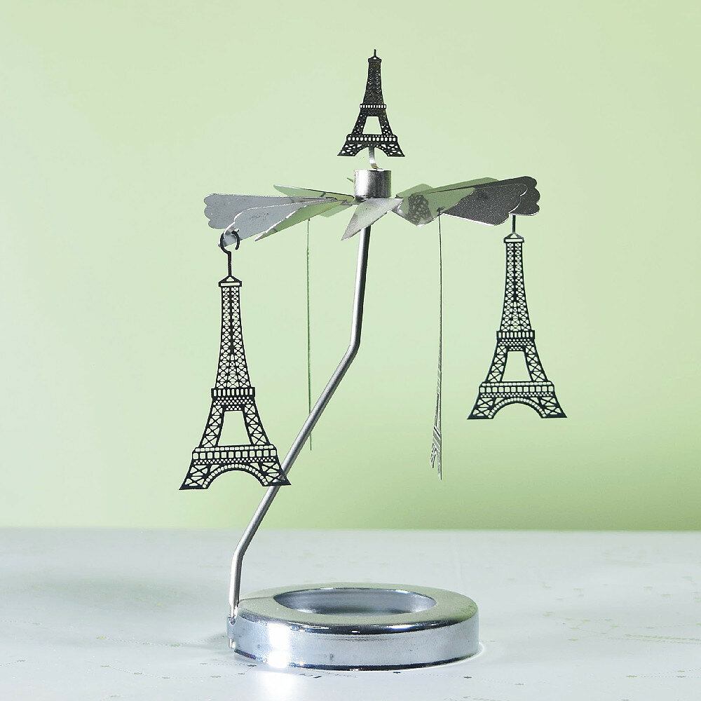 Романтическая ароматическая стеклянная чашка-карусель с оригинальной крышкой, вращающийся подсвечник в виде фонаря.