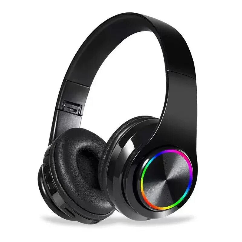Bluetooth-наушники DIXSG B39 RGB для спорта Черный, Black