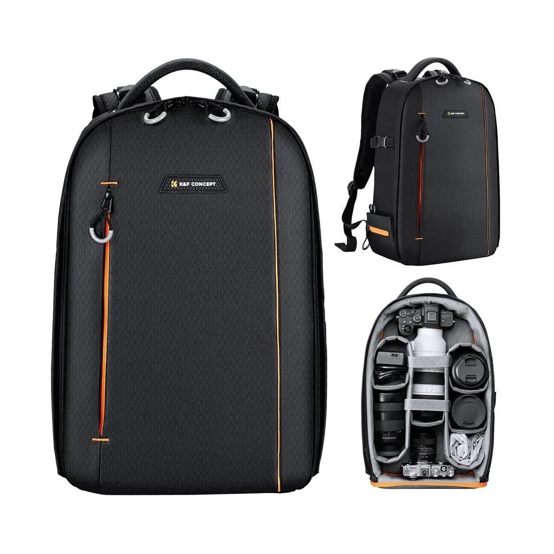 Фоторюкзак для фотоаппарата с объективами K&F Concept KF13.140