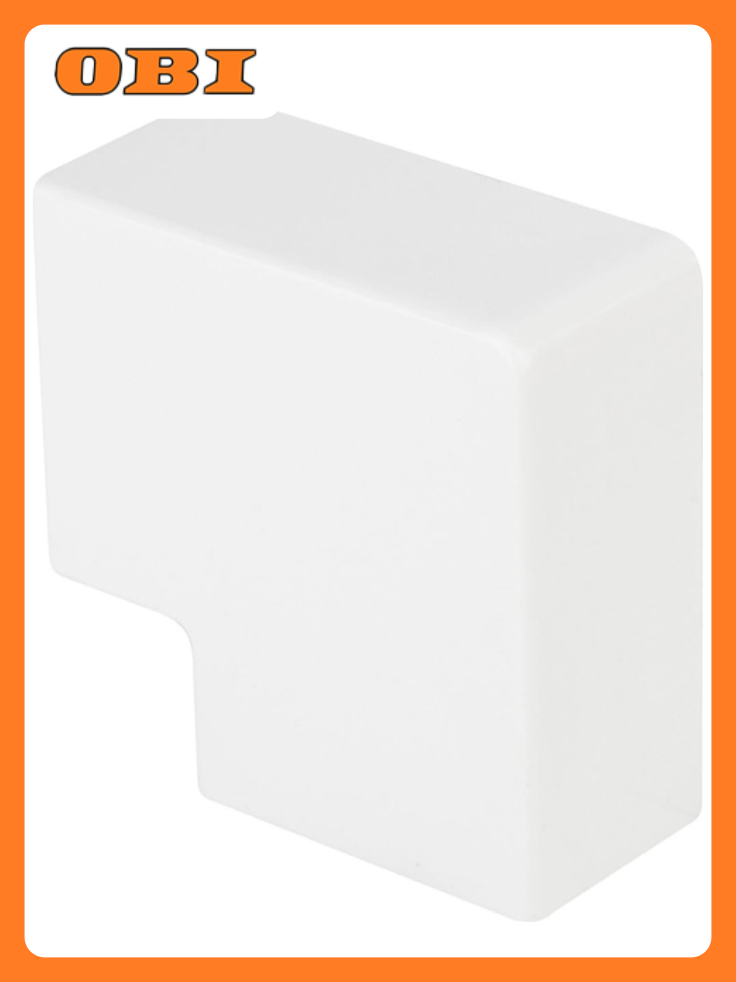 Поворот EKF PROxima белый 25х16 мм