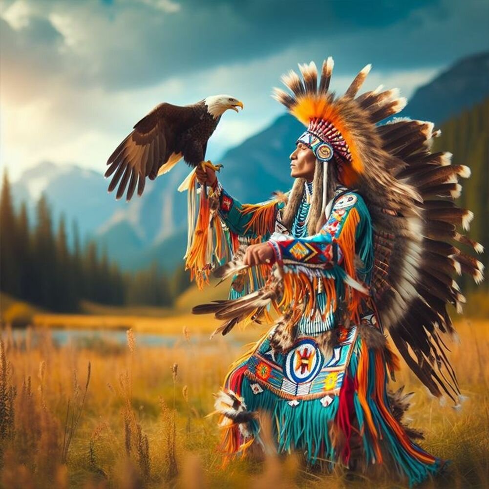 Полный круглый бриллиант, алмазная роспись, индийский стиль, 40x40 см