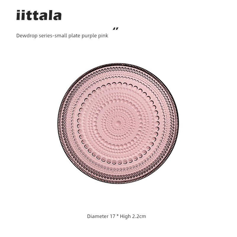 Финские стеклянные чашки и тарелки Iittala Dewdrop для дома, стаканы для напитков, парные чашки для воды,