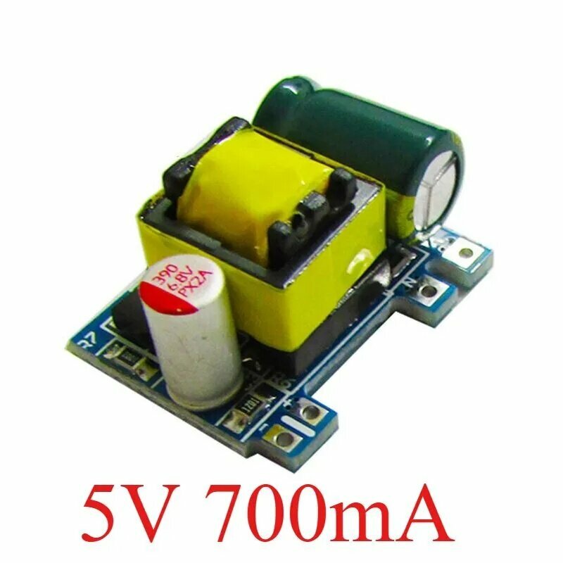 AC-DC 5V 700mA 12V 300mA 3,5 Вт Изолированный модуль питания с переключателем, понижающий преобразователь 220 В, поворот 5 В / 12 В