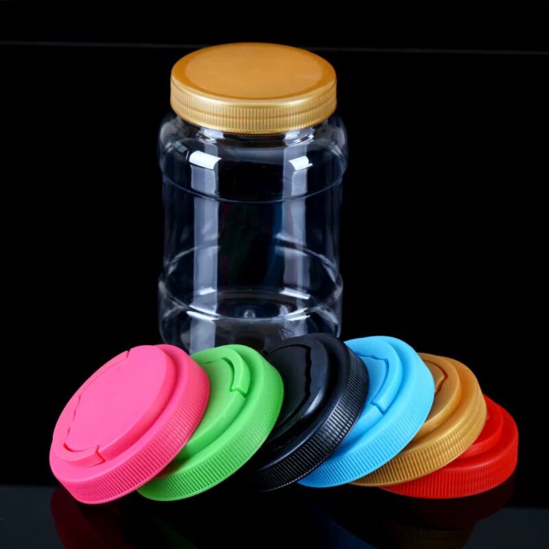 Банка для упаковки ароматических шариков, прозрачная круглая бутылка, пластиковая коробка на один литр, 1.5kg медовые