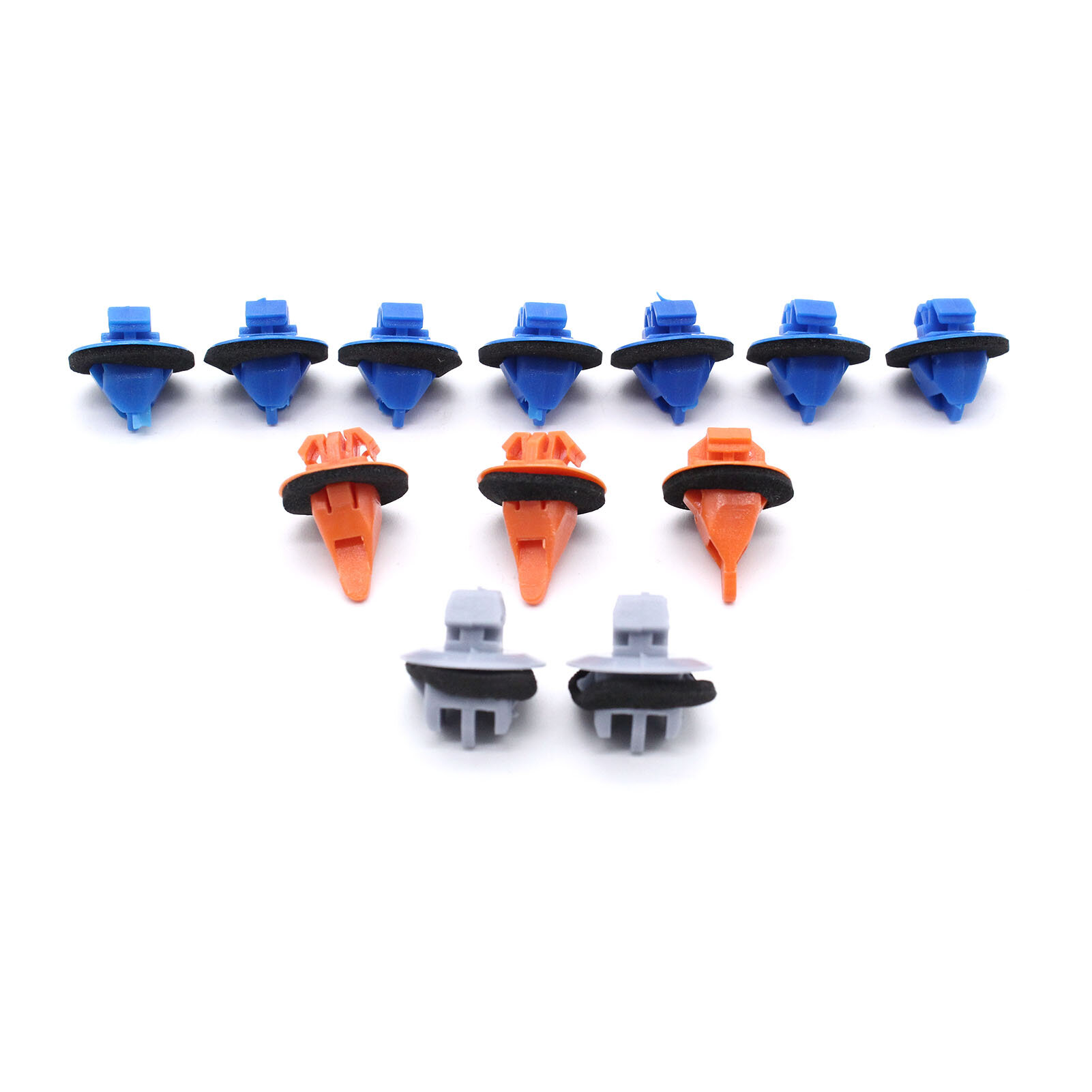 Комплект для ремонта обшивки двери передней, ремкомплект для облицовки фланца, фиксаторы для замены Toyota Prado120, многоцветный, материал ABS, вес упаковки 120 г, размер упаковки 10*7*2 см, количество 1 комплект