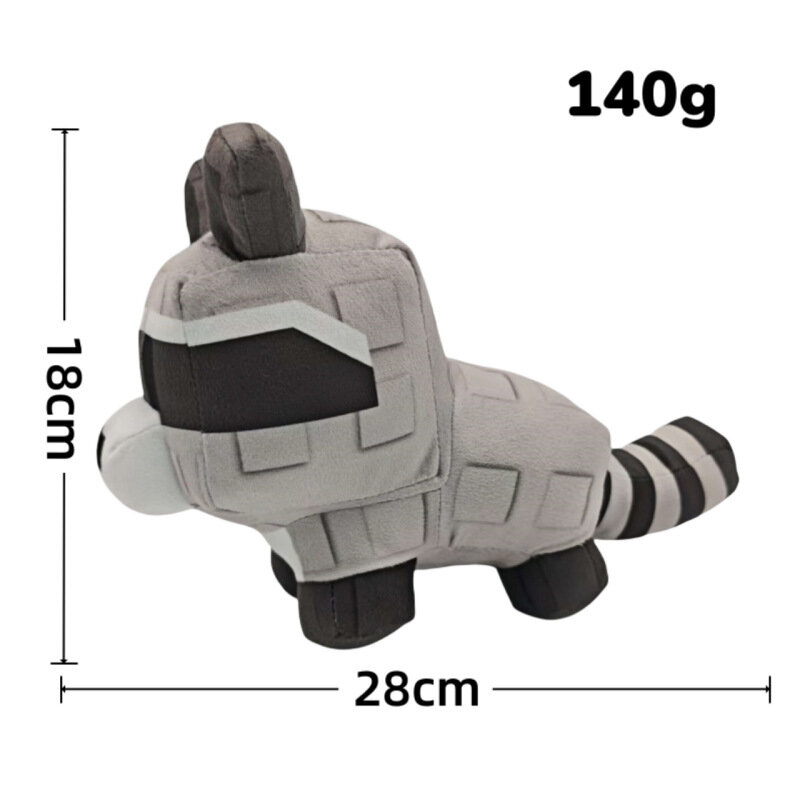 Вырастите сад (посадите сад), плюшевая игрушка, енот, рыжая лиса, коричневая кукла-животное.