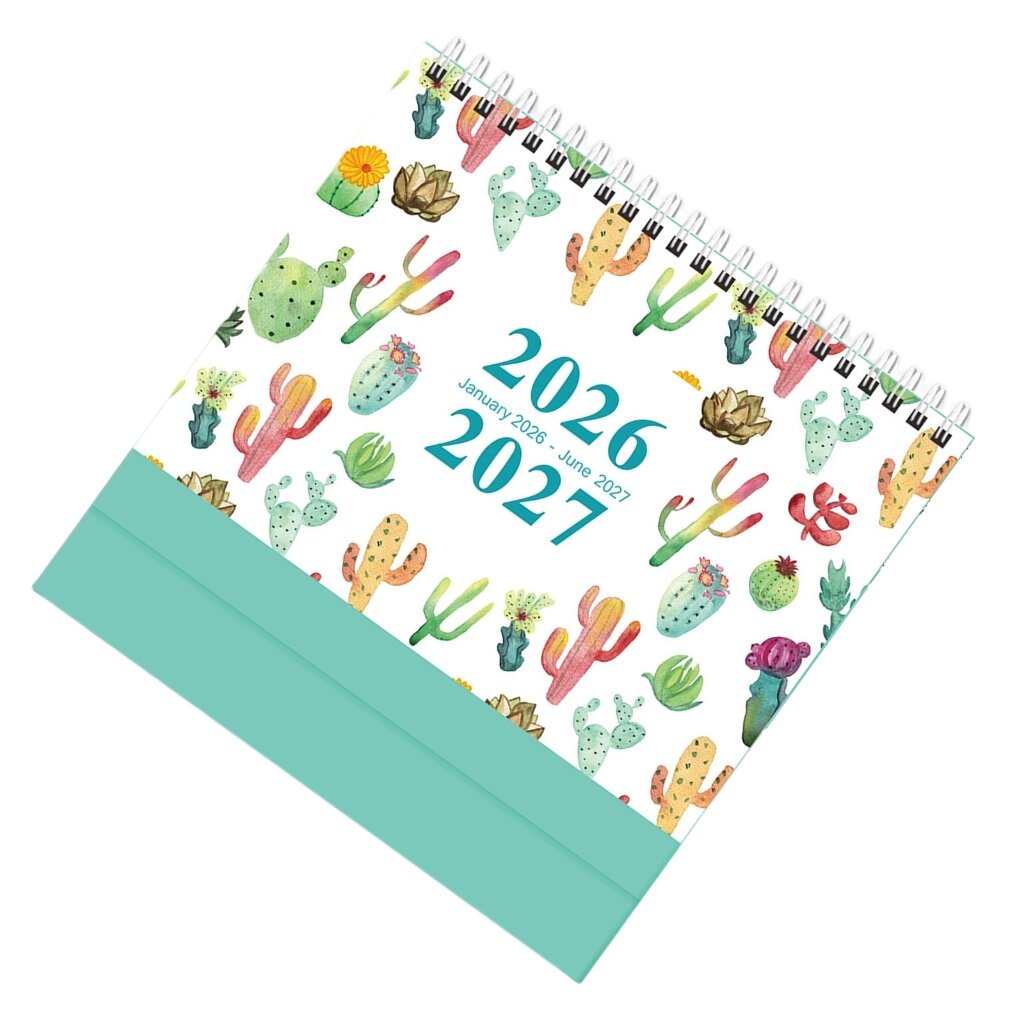 Ежемесячный Настольный календарь на 2026 Год Планировщик ежедневного расписания Декор домашнего офиса