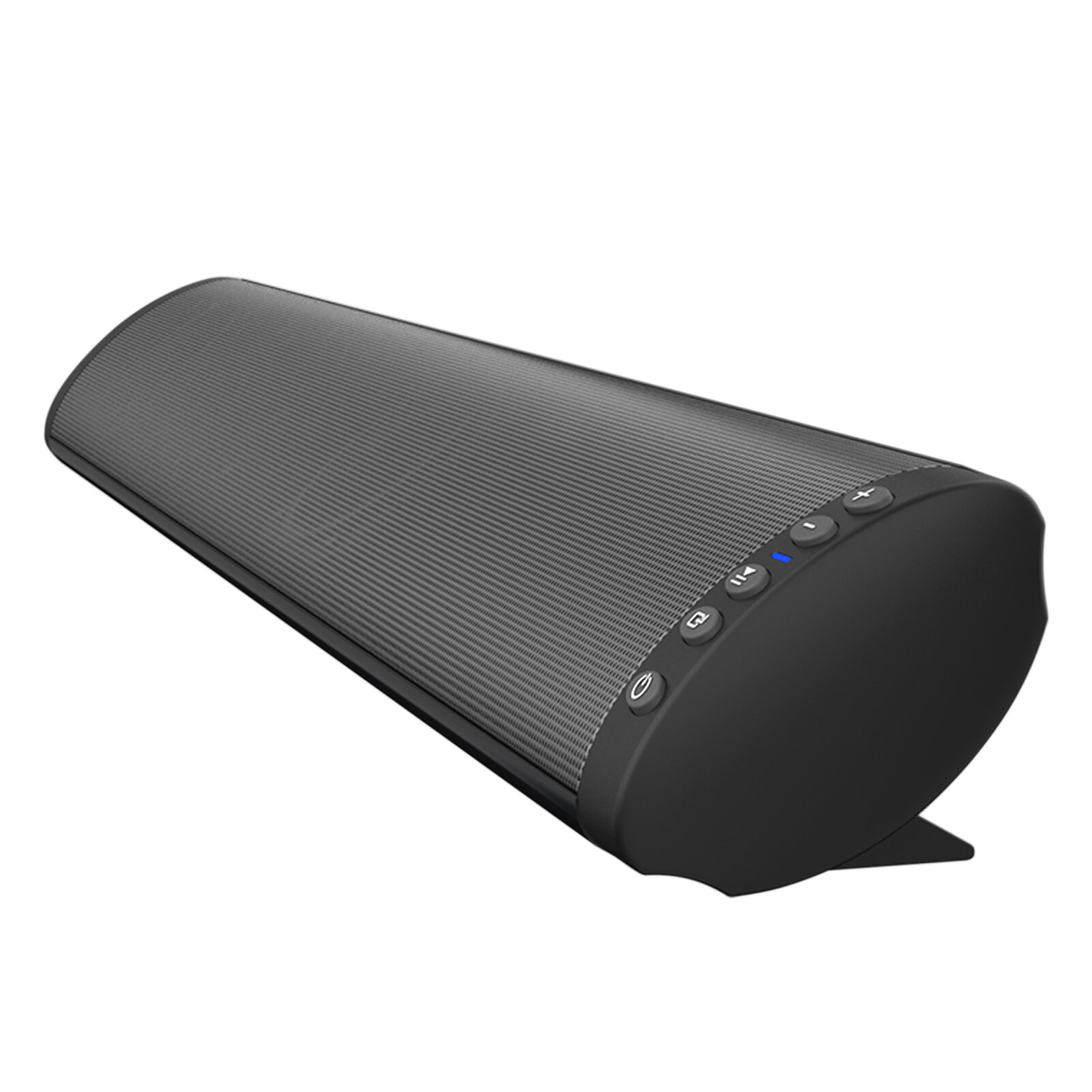 BS-41 Звуковая панель с подвесом для телевизора, многоканальный звук, поддержка Bluetooth 5.0, черный цвет, 20Вт, 2 динамика 10Вт each, материал пластик, диапазон частот 20Гц-20кГц, батарея 2000mAh 7.4V, память карты, FM-радио 87.5-108МГц, SNR 80дБ,