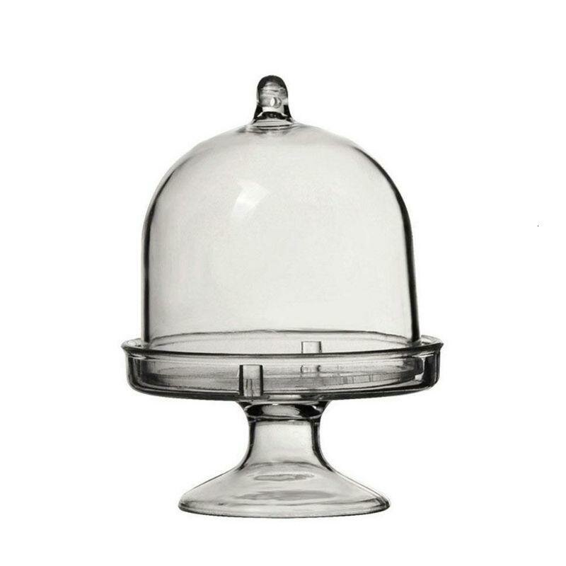Европейская подставка для торта с куполом, прозрачный