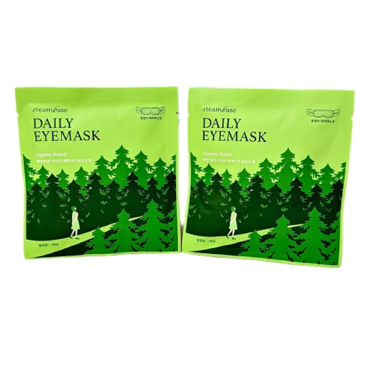 Steambase Паровая, расслабляющая маска для глаз с лавандой (2шт) Daily Eye Mask Cypress Fores