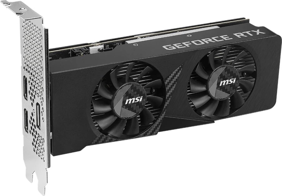 Видеокарта NVIDIA GeForce RTX 3050 MSI OC 6Gb (RTX 3050 LP E 6G OC)