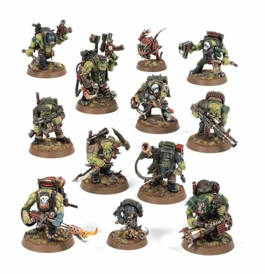 Смола Миниатюра Warhammer 40000 Orks Kommandos (Killteam Octarius) / миниатюр для настольной игры Упражнения для раскрашивания