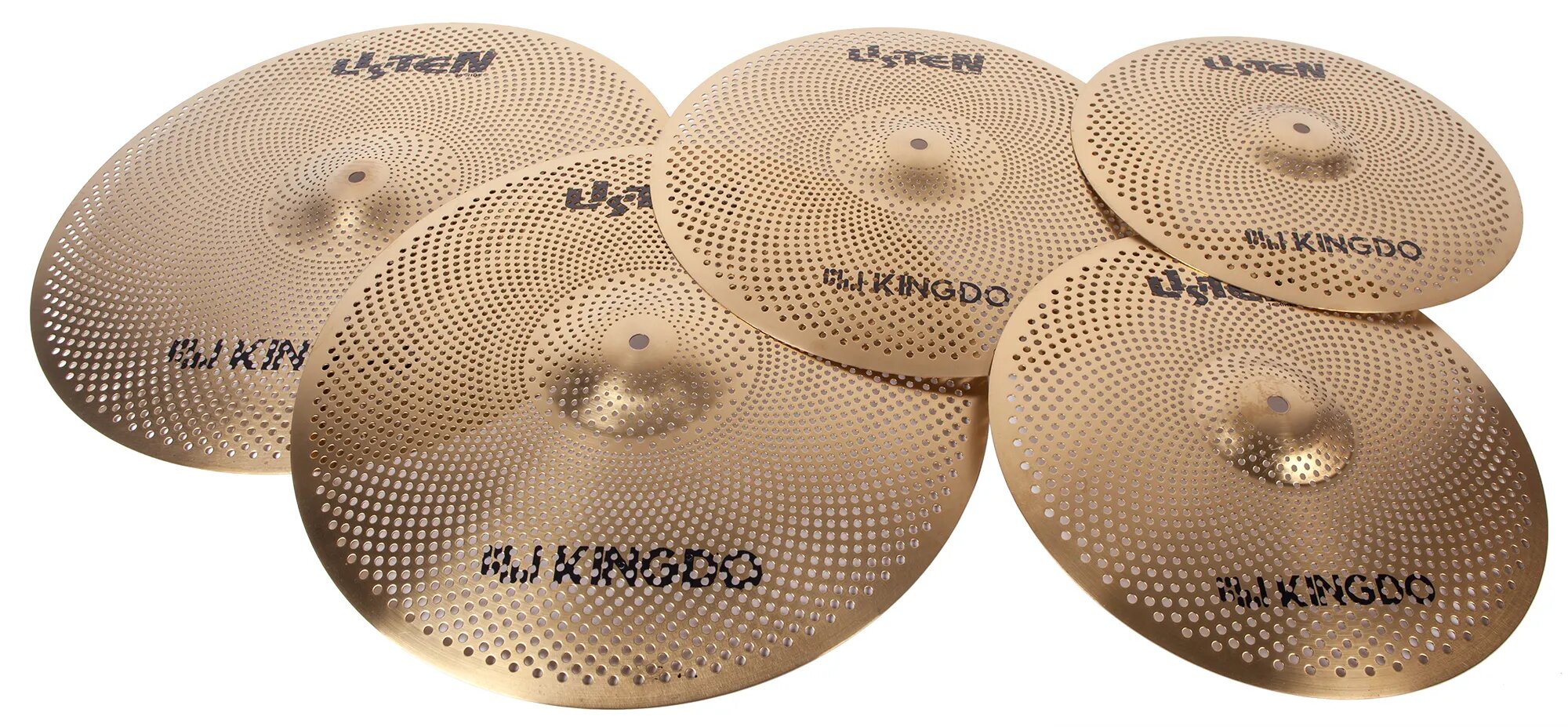 Комплект тарелок KINGDO LOW VOLUME SET 14"+16"+18"+20" GOLDEN