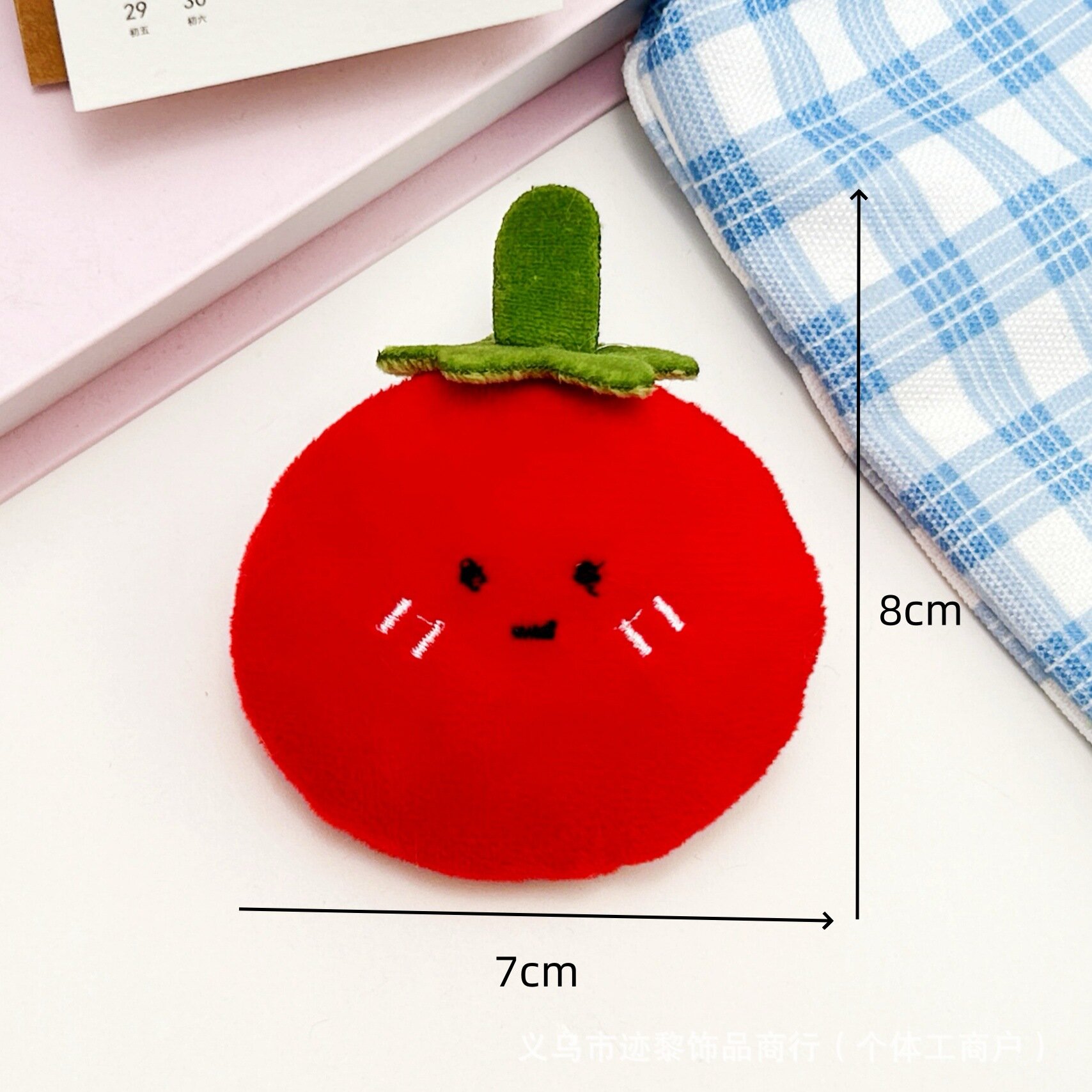 Креативная мультяшная игрушка для еды, забавный кулон в виде картофельного круассана, милая плюшевая кукла, брошь,